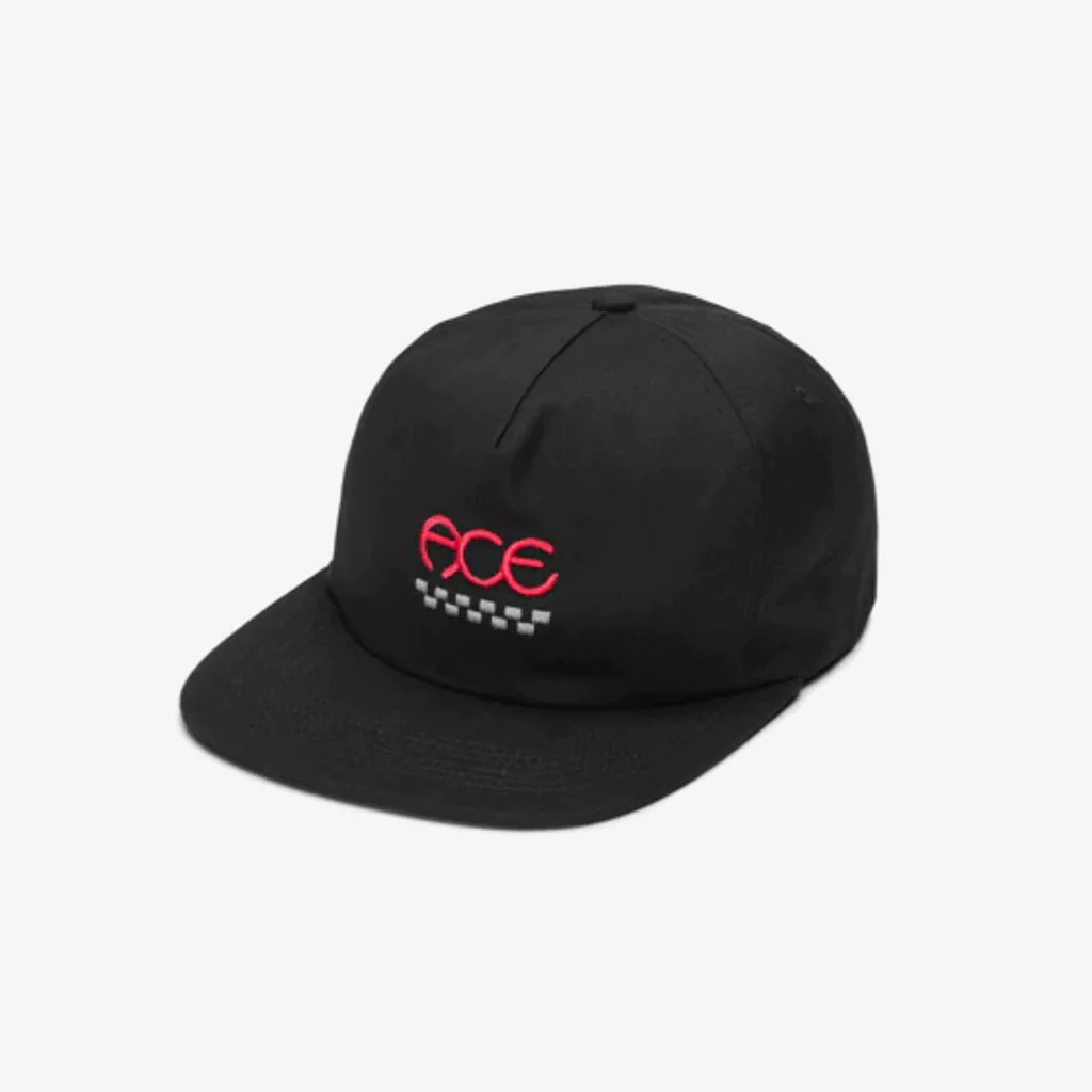 Ace Hat 5 Panel Finish Black